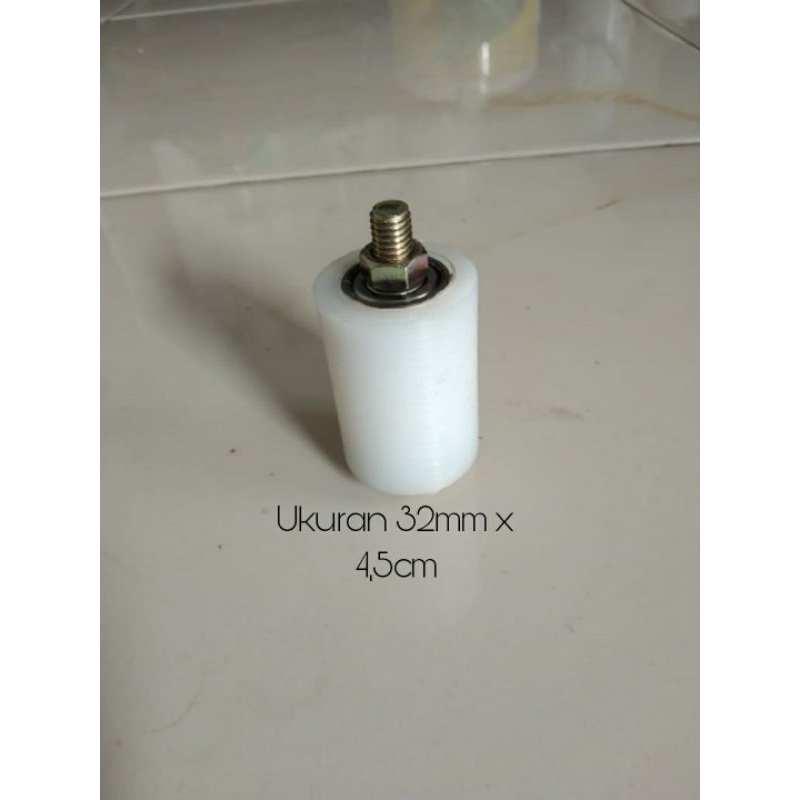 Jual Roda nilon/roller pintu pagar besi atau stainless 32ml x 4,5cm ...