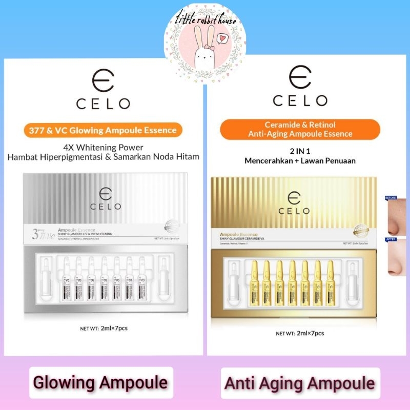 Jual READY STOCK CELO BUNDLE SYM 377 & VC WHITENING CERAMIDE RETINOL ...