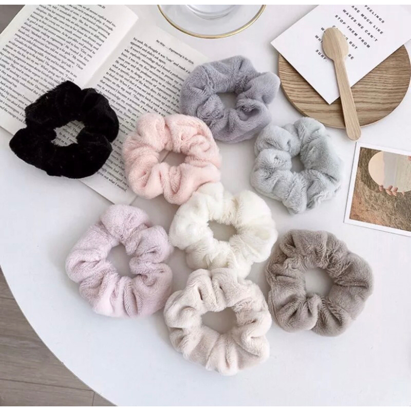 Jual Ikat Rambut Scrunchie Korea Hijab Gelang Hairband Kunciran Cepol ...