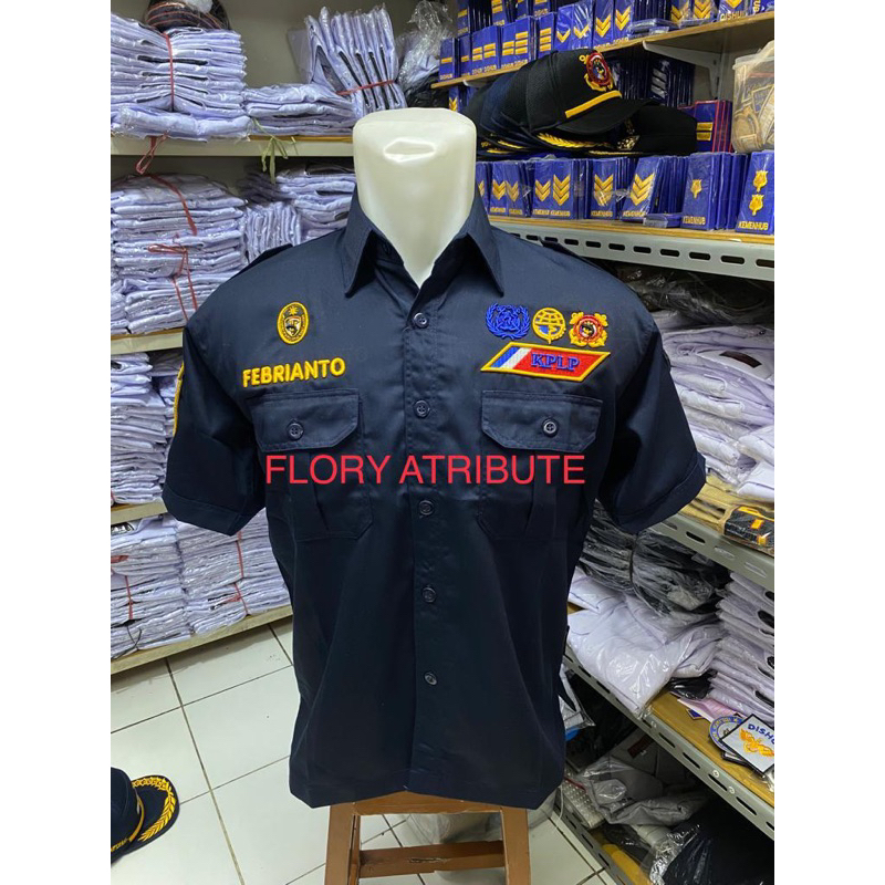 Jual BAJU KPLP NAVY/HITAM | Shopee Indonesia