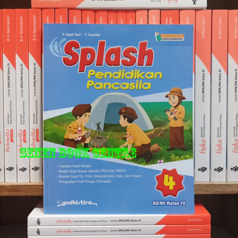 Jual Buku Splash Pendidikan Pancasila Kelas 4 SD/Mi Kurikulum Merdeka Yudhistira | Shopee Indonesia