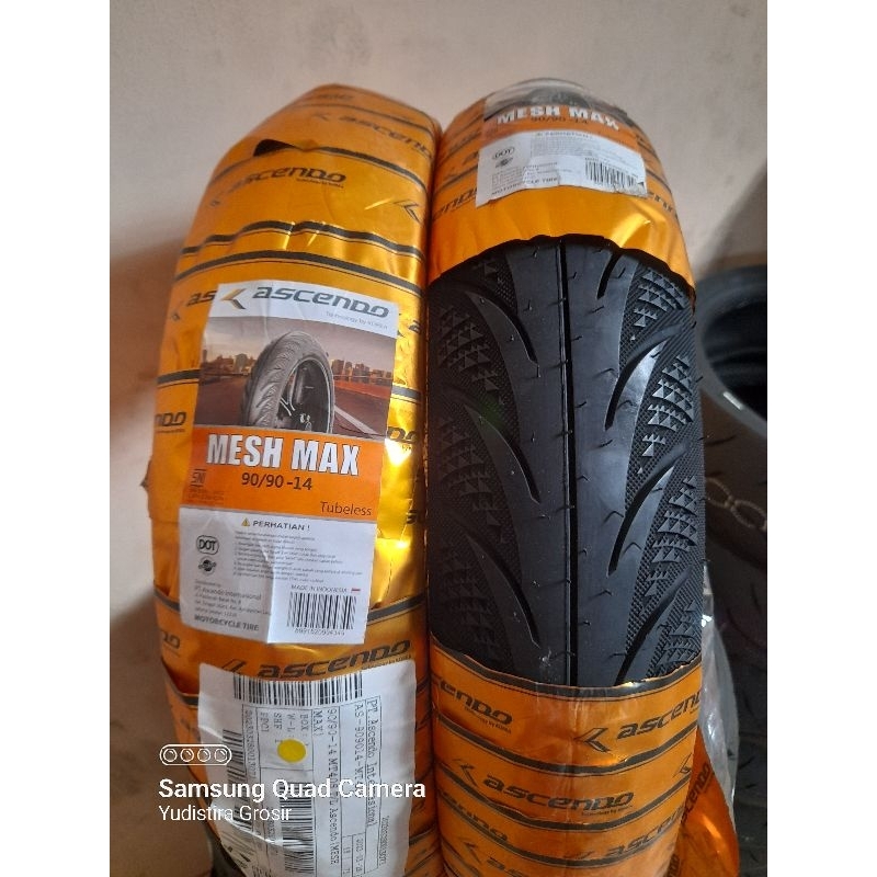 Jual Ban Luar Motor Matic Tubeless 90/90-14 Ascendo Mesh Max | Shopee ...