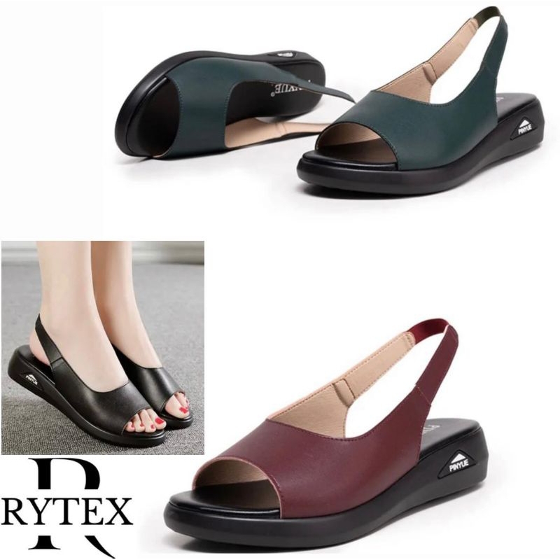 Jual Sandal wanita/wedges tali belakang model Korea (RYTEX) | Shopee Indonesia
