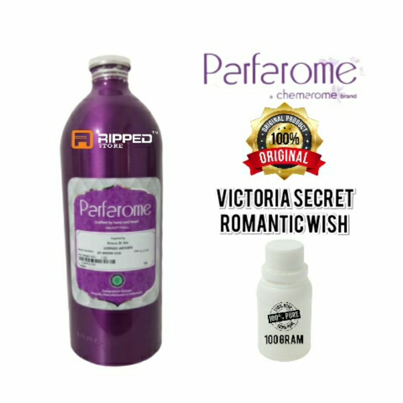 Jual 100ML Bibit Parfum Deluxe Victoria secret Romantic Wish | Tahan ...