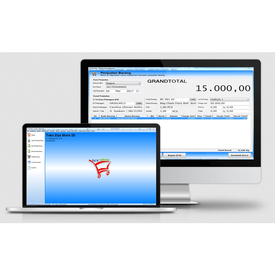 Jual Program Aplikasi Kasir Toko Point Of Sales ICT Shop V4.1 Terbaru ...