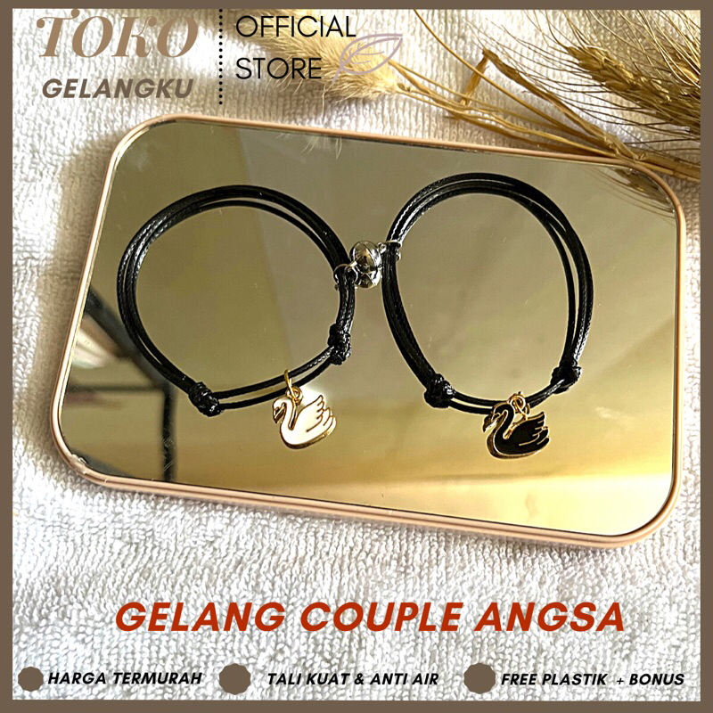 Jual (New) Gelang Angsa Hitam Putih / Gelang couple Magnet / Gelang ...