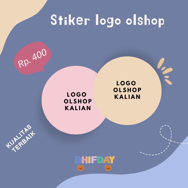 Jual STIKER LOGO OLSHOP| CUSTOM | Shopee Indonesia