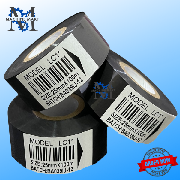 Jual Ribbon Tape 25 x 100 mm LC1* Tinta Foil Pita Mesin Coding Expired ...