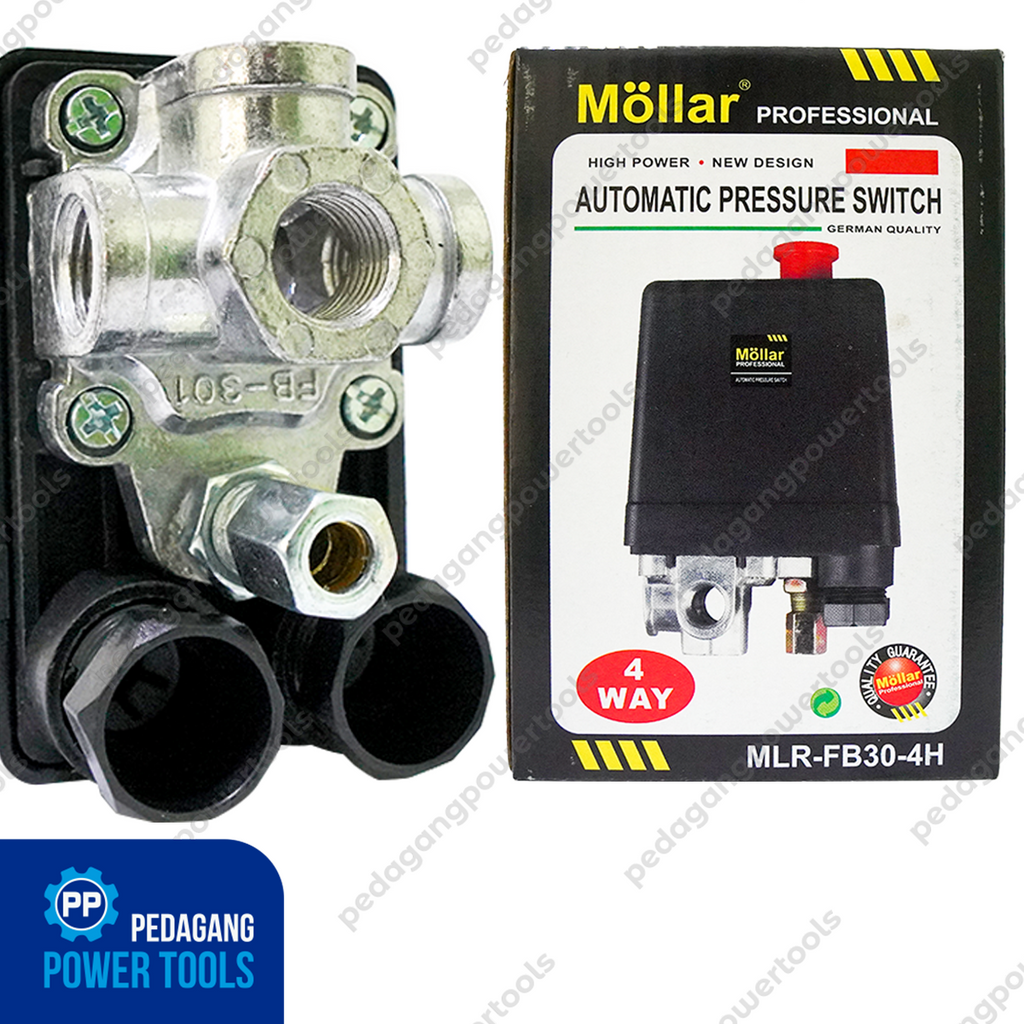 Jual MOLLAR FB30 Otomatis Kompresor 4 Way Lubang Saklar Pressure Switch ...