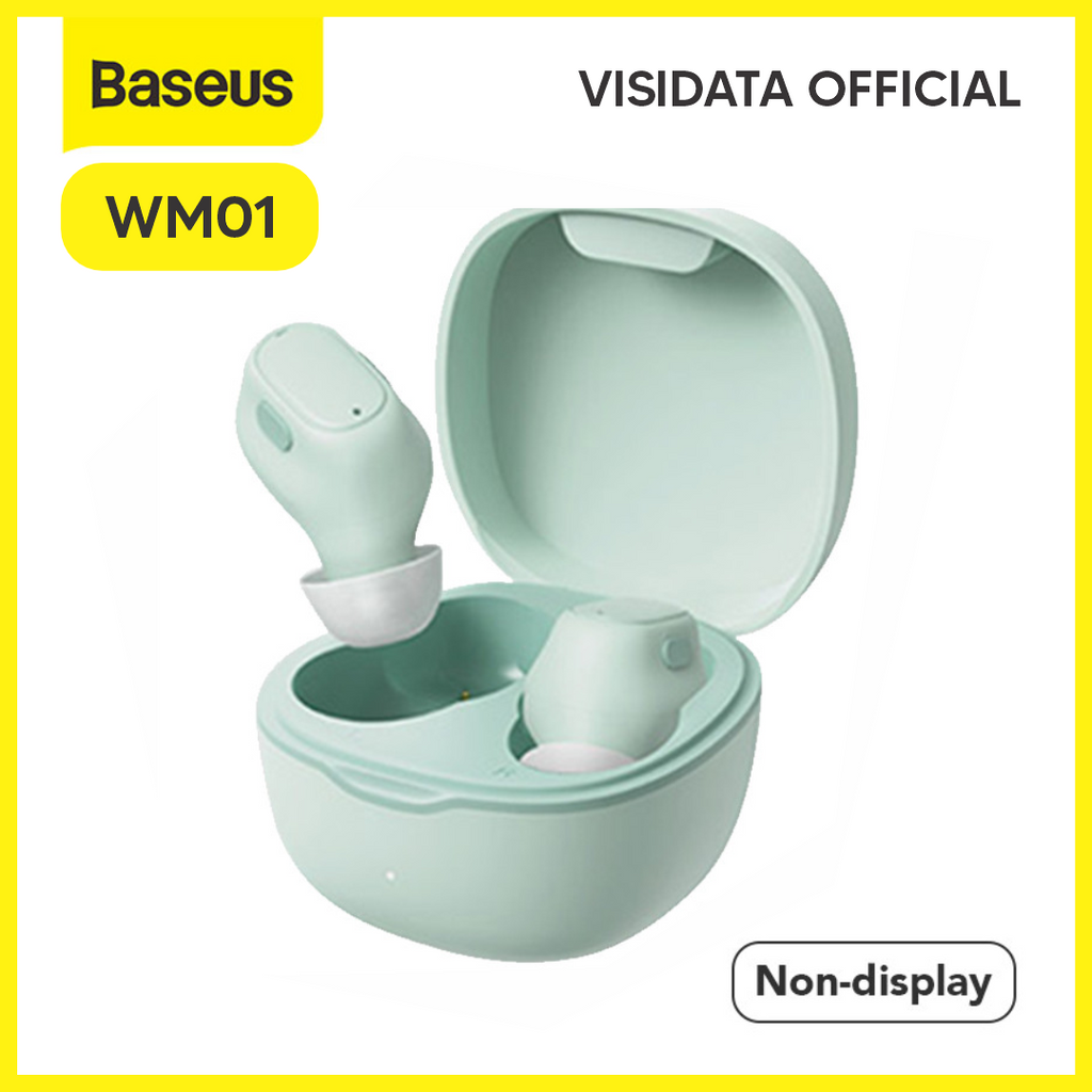Jual BASEUS TWS WM01 Bluetooth earphone mini earbuds - Garansi Resmi ...