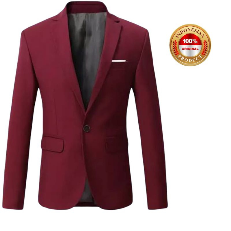 Jual Jas Pria Formal / Blazer Formal / Jas Kantor /Jas Nikah /Blazer ...