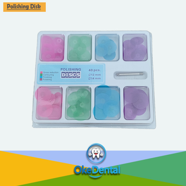 Jual Dental Finishing Polidisk Polishing Disk (Diameter 12 & 14 mm, 40 ...