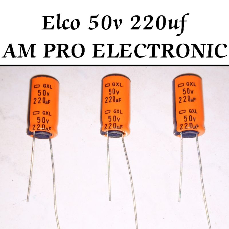Jual Elco 50v 220uf Elko Nippon Orange Original | Shopee Indonesia