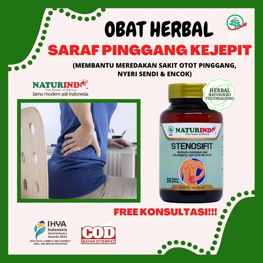 Jual Obat Sakit Pinggang Saraf Kejepit Encok Nyeri Pinggang Sakit ...