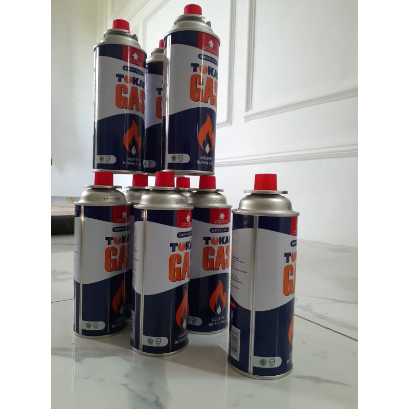 Jual TABUNG GAS PORTABLE GAS CARTIDGE TOKAI DAN HI-COOK 230 GRAM GC 020 ...