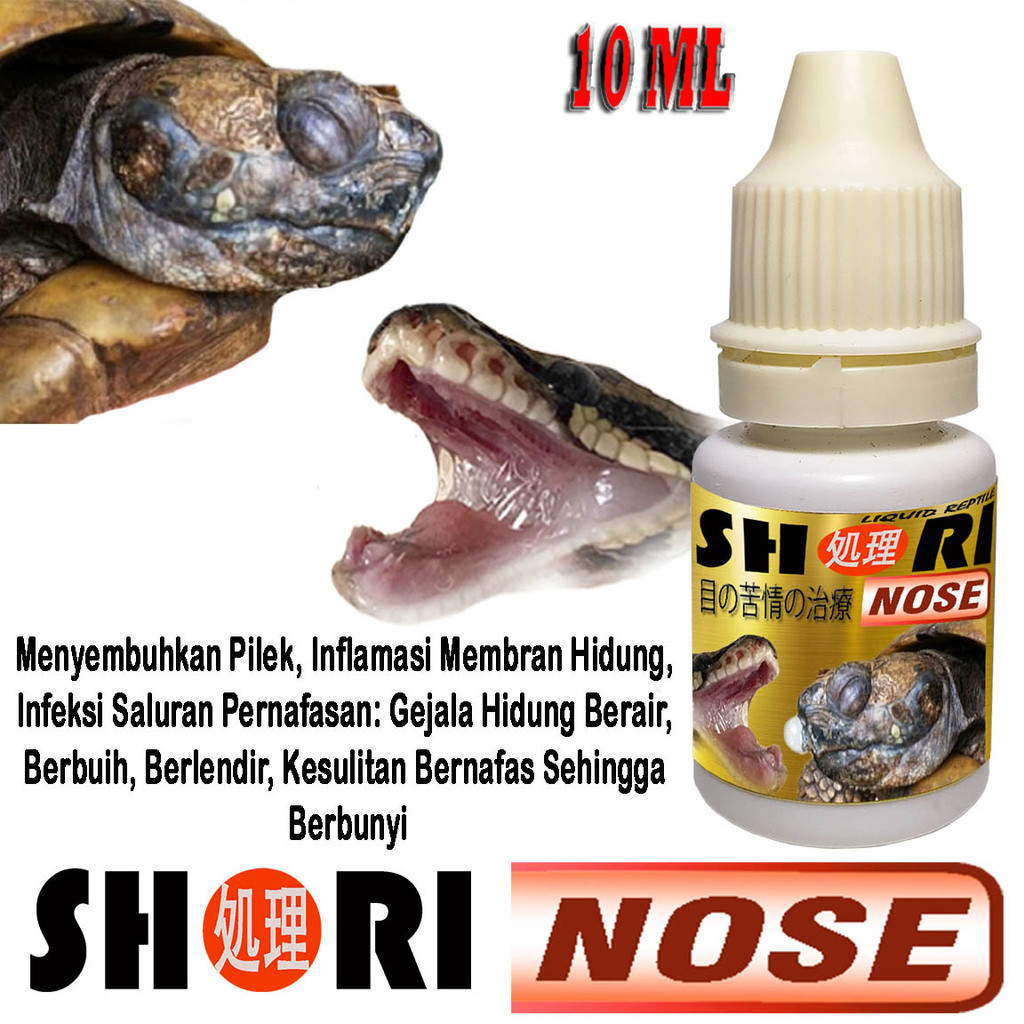 Jual SHORI NOSE OBAT FLU GANGGUAN PERNAPASAN REPTIL PILEK HIDUNG ...