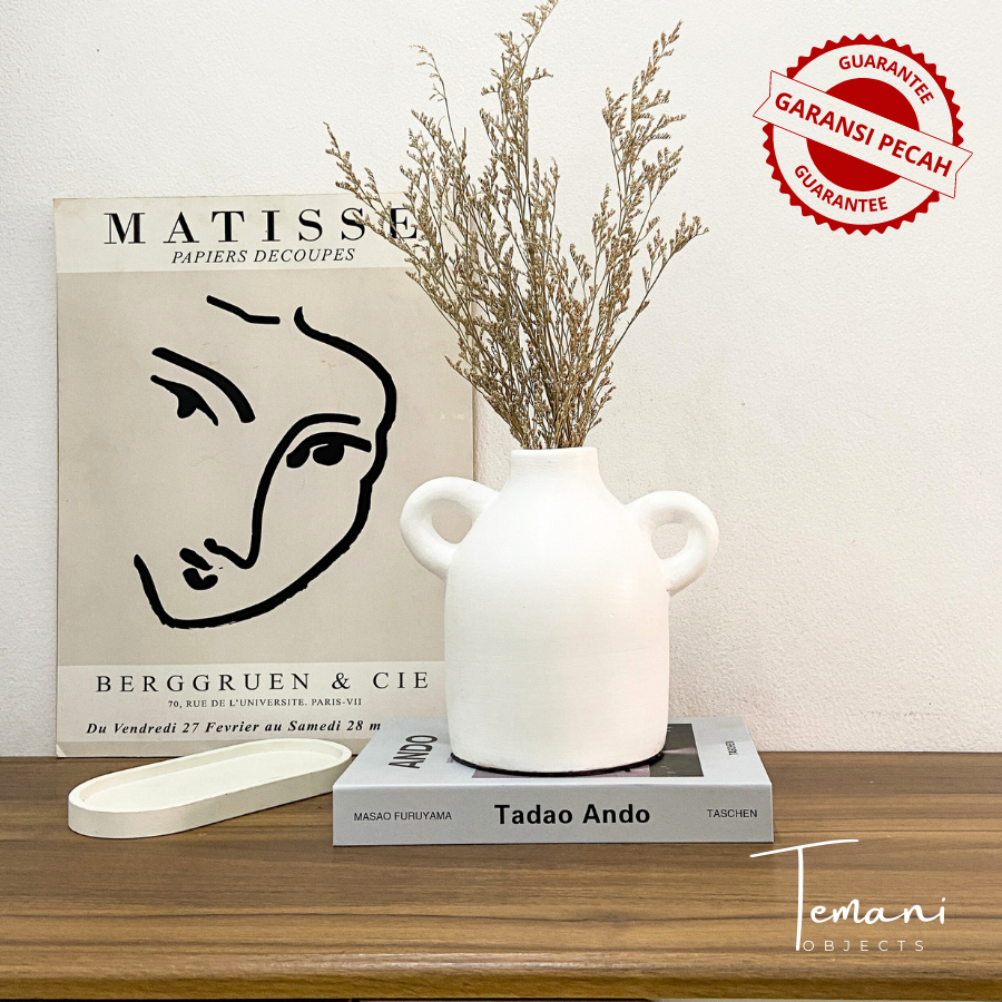 Jual Kula Vase Putih - Vase Bunga Cantik/ Dekorasi Bunga Estetik ...