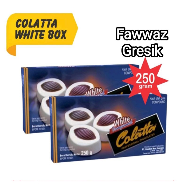 Jual Colatta White Compound Chocolatte 250gr / Coklat Blok Bakery ...
