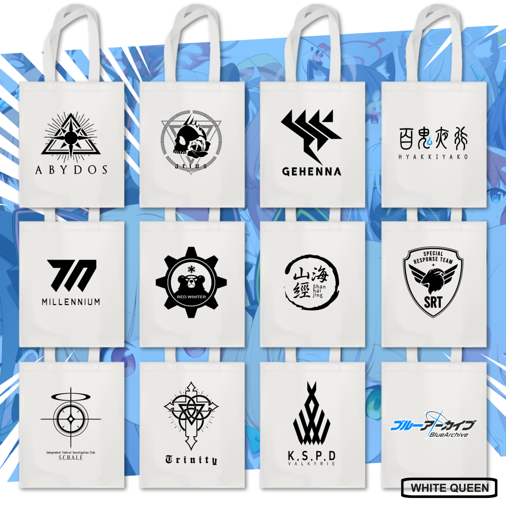 Jual TOTE BAG BLUE ARCHIVE SCHOOL - TOTEBAG ANIME & GAME DESIGN LOGO ...