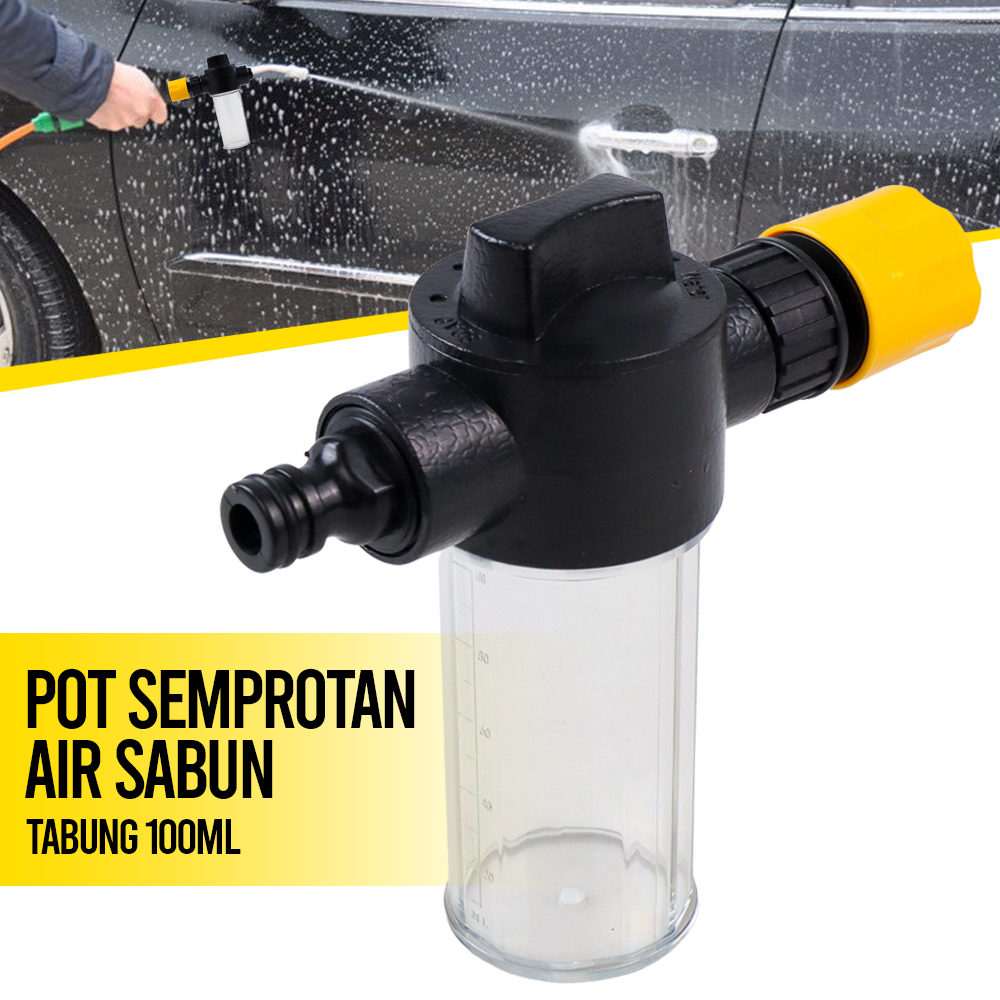 Jual Semprotan Air Sabun Cuci Mobil Car Washer Foam 100ml - Black ...