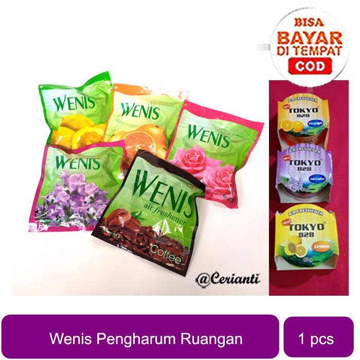 Jual [PER PCS] WENIS AIR FRESHENER | PENGHARUM RUANGAN | MOBIL ...