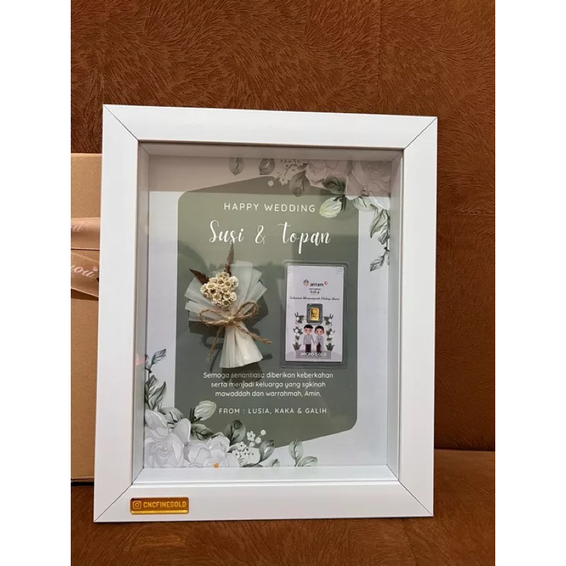 Jual Pigura / Frame / Frame Emas / Cocok Untuk Kado / Gift | Shopee ...