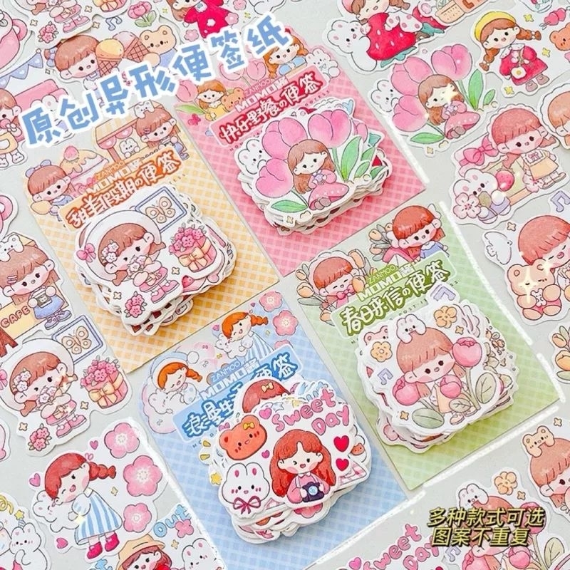 Jual 100 Lembar Memo Sticky Notes Momo Deco Paper | Shopee Indonesia