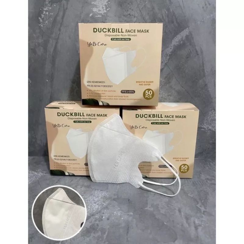 Jual Masker Duckbill ynb 50 Pcs/ masker duckbill face mask / masker ...