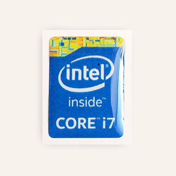 Jual Sticker cutting timbul emblem intel rtx nvidia iris apple laptop ...