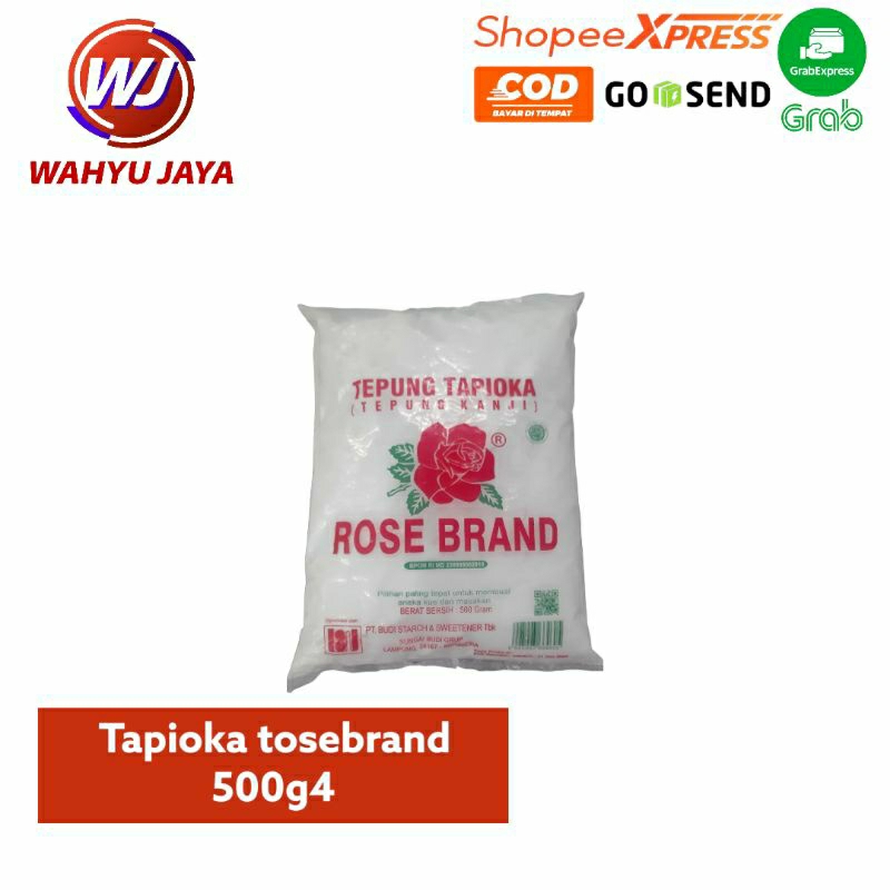 Jual tepung tapioka rose brand 500gr | Shopee Indonesia