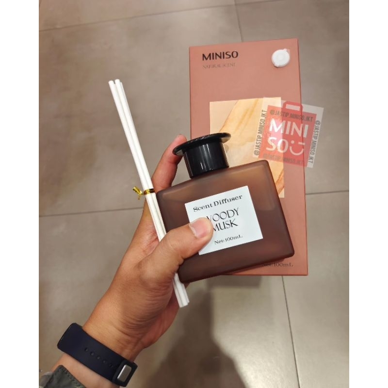 Jual MINISO 🆕 Scent Diffuser WOODY & MUSK (100ml) Exp.05/2026 | Shopee ...