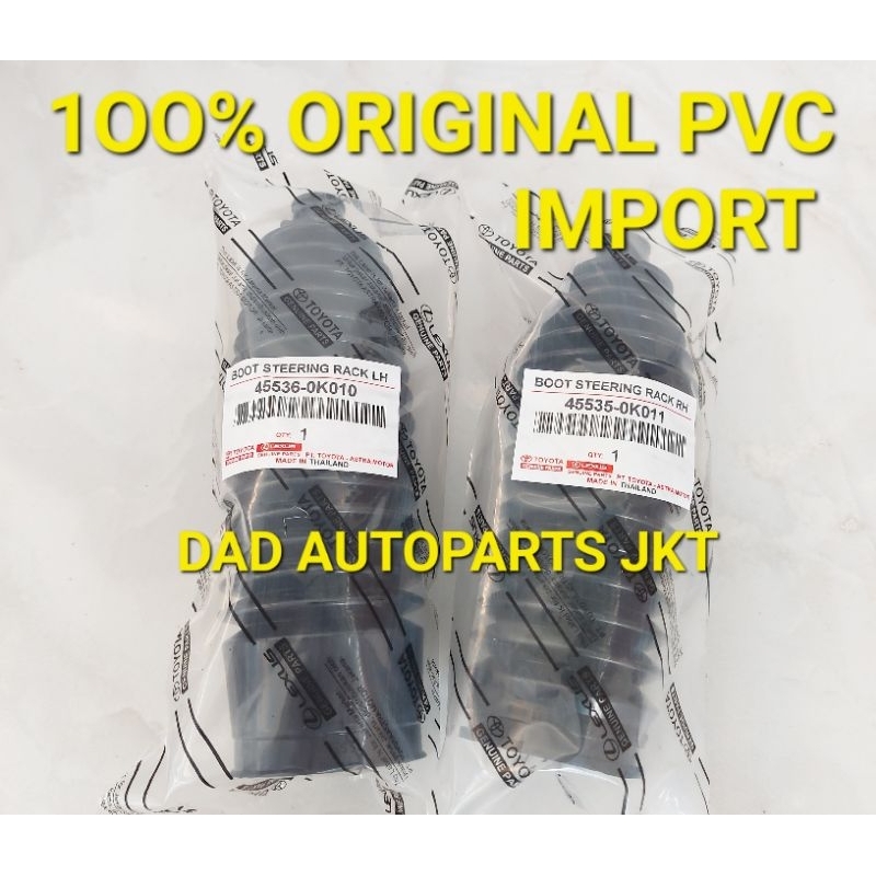 Jual BOOT STEERING BOOT RACK END STIR INNOVA HILUX FORTUNER ORIGINAL ...