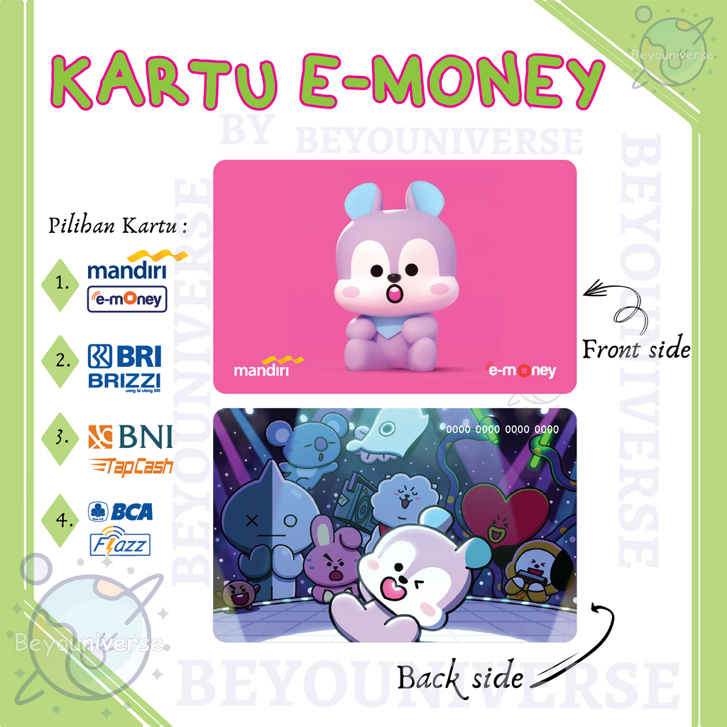 Jual Emoney Etoll Flash Inside Mang BT21 Cute Dancing Eitoll E-money ...