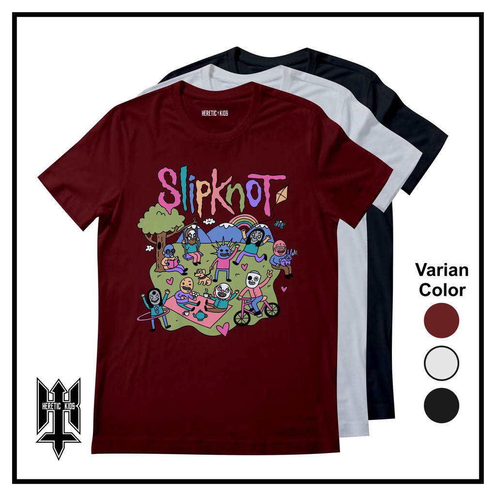 Jual T-Shirt Baju Kaos Slipknot Anak 2 12 Tahun Code Cartoon Band Cute ...