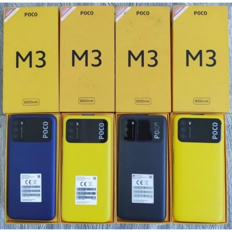 Jual xiaomi poco m3 ram 6/128 fullset harga promo | Shopee Indonesia