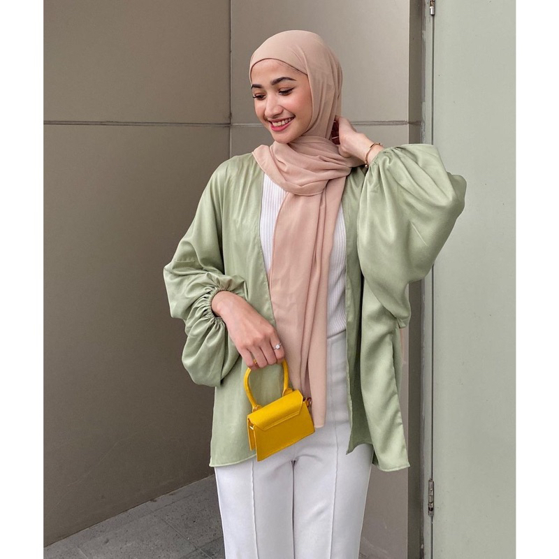 Jual OUTER POLOS PREMIUM CRINKLE AIRFLOW / CARDIGAN POLOS FLOWY ...