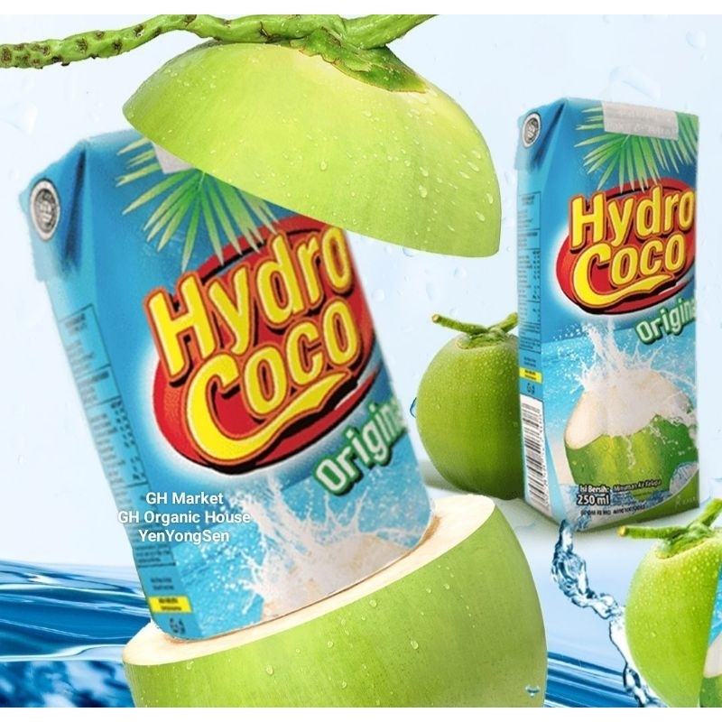 Jual HydroCoco 250 ml Minuman Kelapa Segar Hidro Coconut Drink Hydro ...