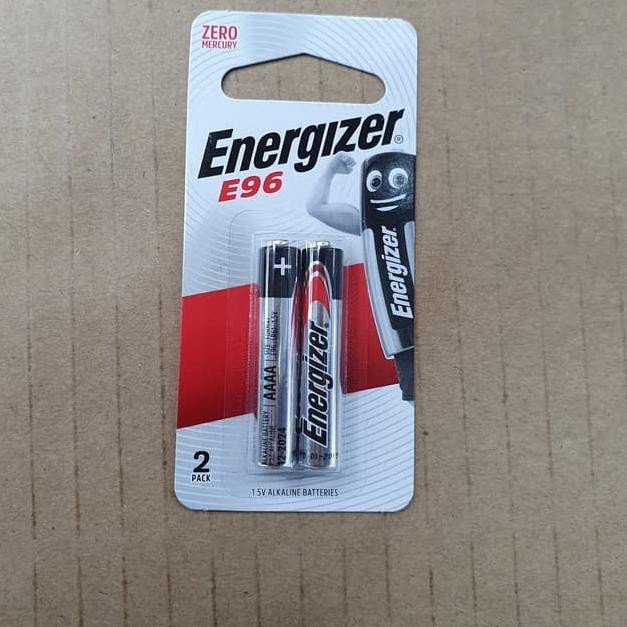 Jual Baterai Alkaline Energizer AAAA E96 A4 4A / 1 Card = 2 Pcs | Shopee Indonesia