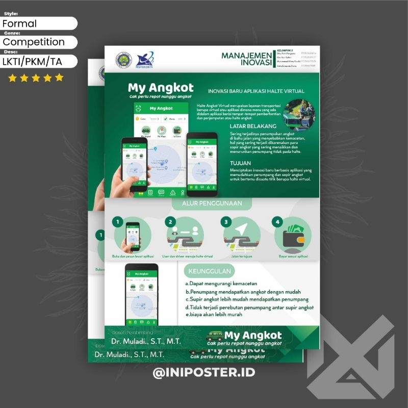 Jual DESAIN POSTER PKM LKTI TUGAS AKHIR SEMINAR SEHARI JADI | Shopee ...
