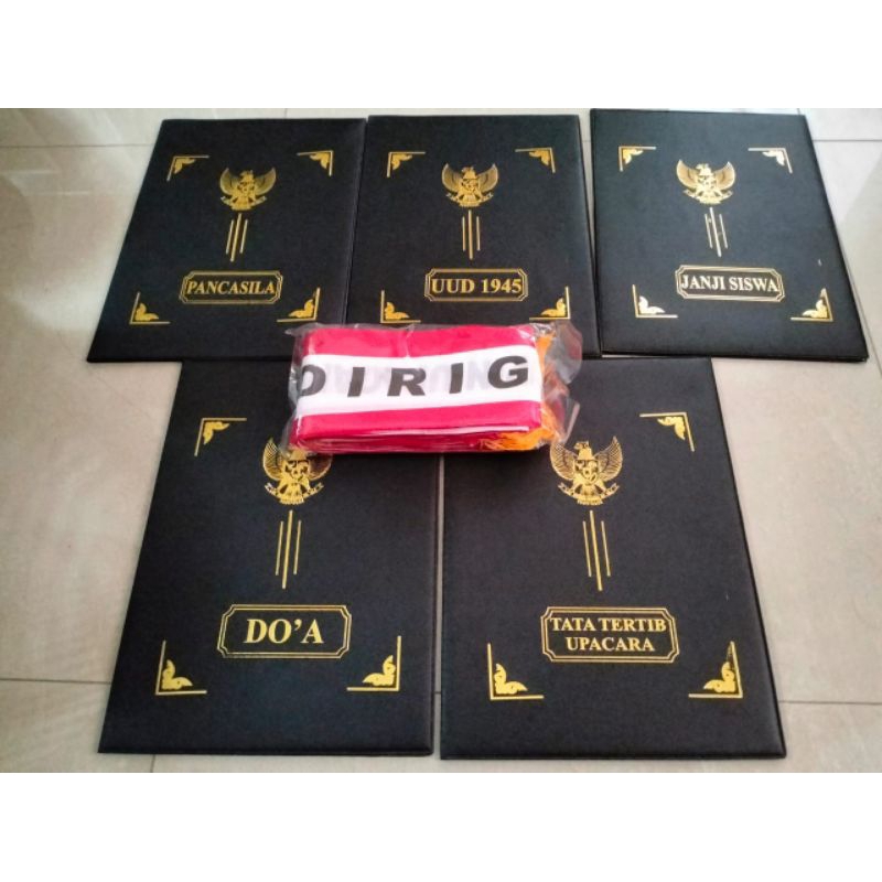 Jual perlengkapan map upacara bordil / map upacara isi 5 perlengkapan ...