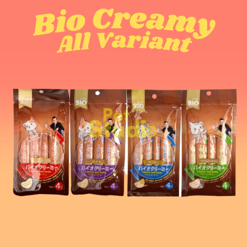 Jual Bio Creamy Treats Snack Kucing Bio Creamy Isi 4 PCS | Shopee Indonesia
