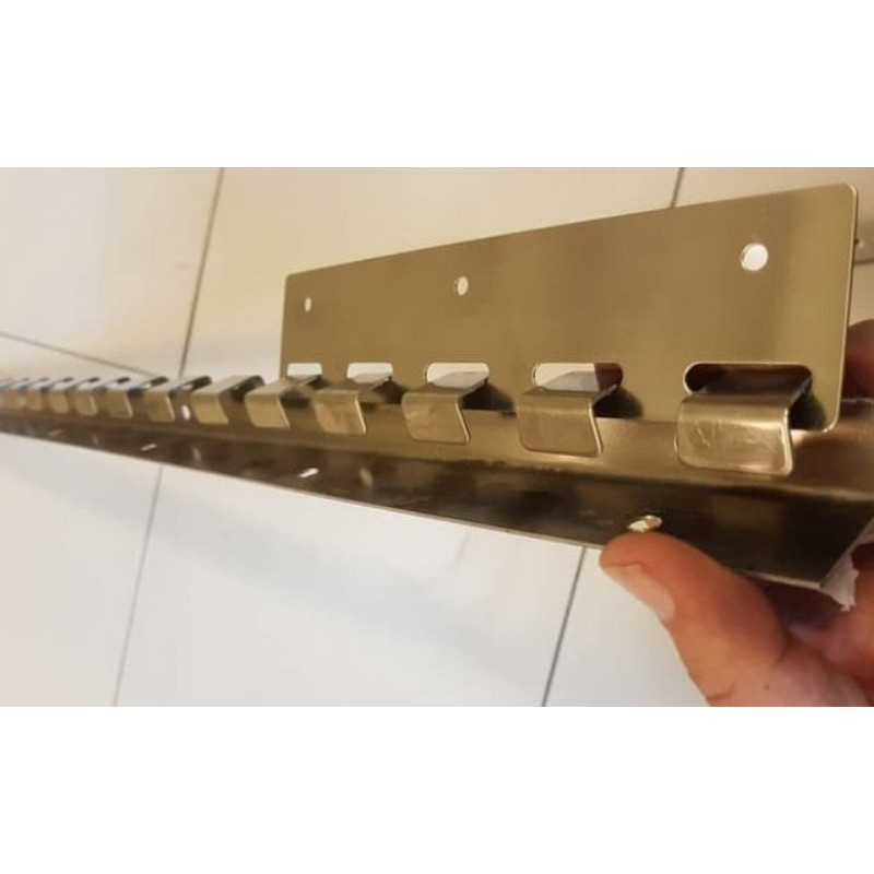 Jual Rel Braket Gantungan Tirai PVC Rel Bracket Tirai Gantung Breket ...