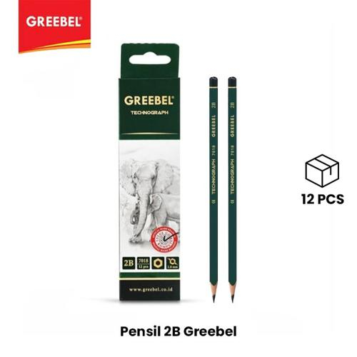 Jual Pensil Greebel 2B Computer Graphite Pencil 2B | Shopee Indonesia