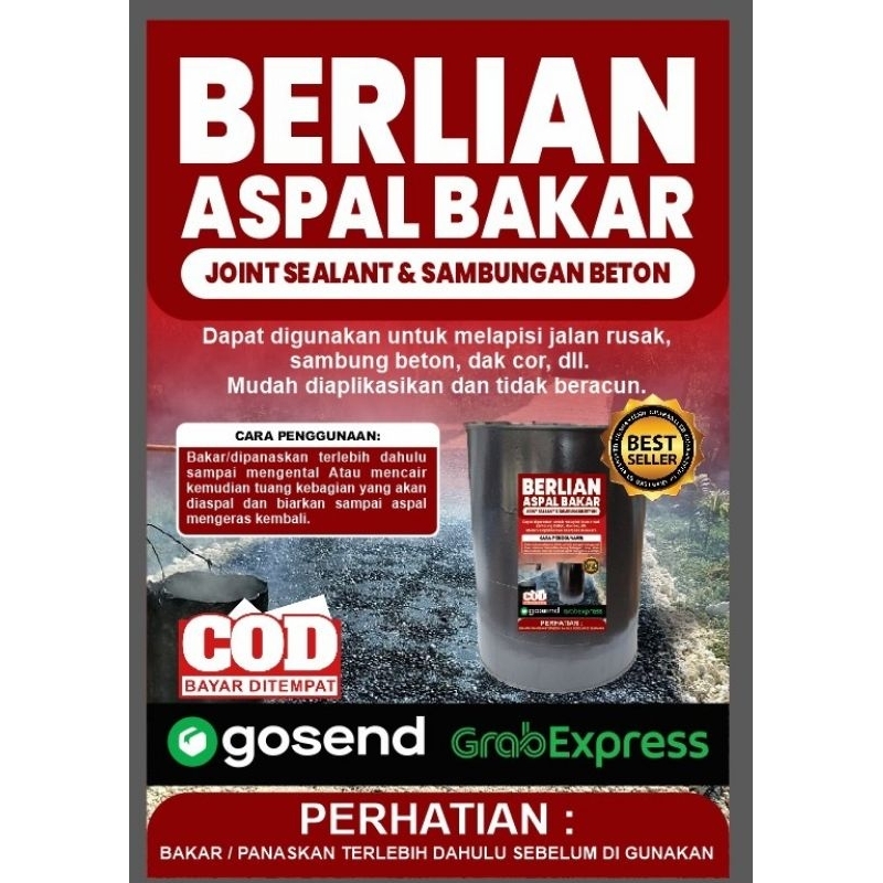Jual ASPAL BAKAR 20 KG JOINT SEALENT PRODUK SHELL 60/70 | Shopee Indonesia