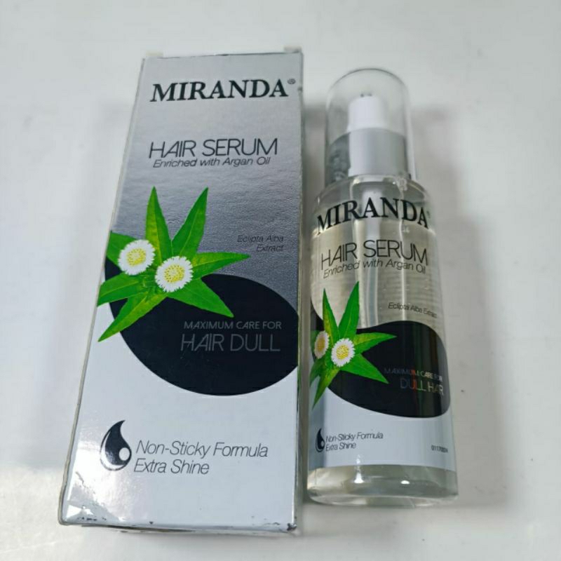 Jual Hair Serum Miranda Minyak Argan Eclipta Alba Untuk Rambut Kusam ...