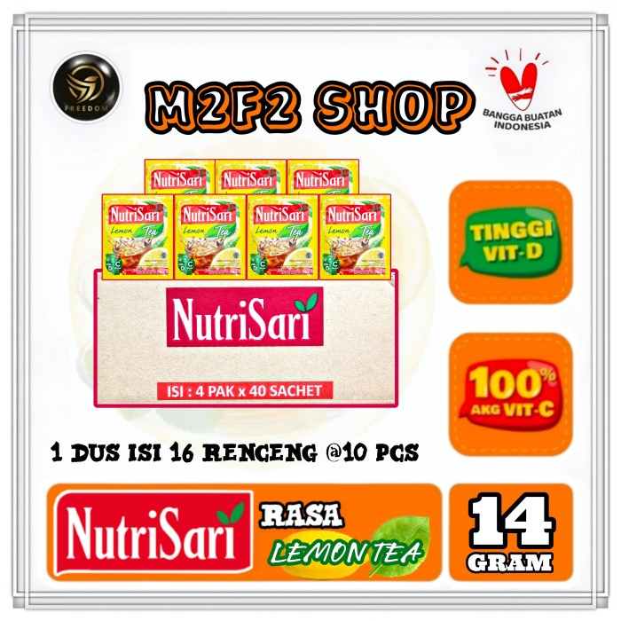 Jual NutriSari Minuman Serbuk Rasa Lemon Tea Sachet - 14 gr (Kemasan ...