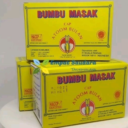 Jual BUMBU ATOM/ATOM BULAN | Shopee Indonesia