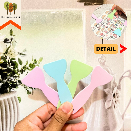 Jual Perata Sticker Ukuran 8cm Spatula DIY Scrapbook Jurnaling Stiker ...