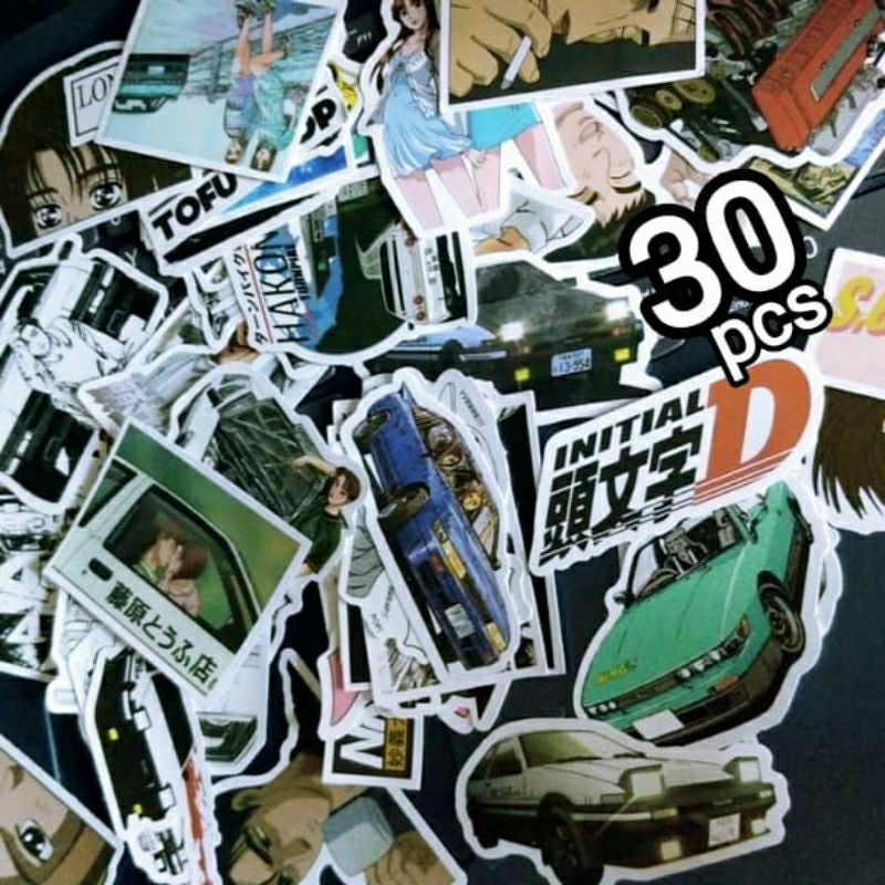 Jual Stiker Initial D Japanese Anime Sticker Pack | Shopee Indonesia