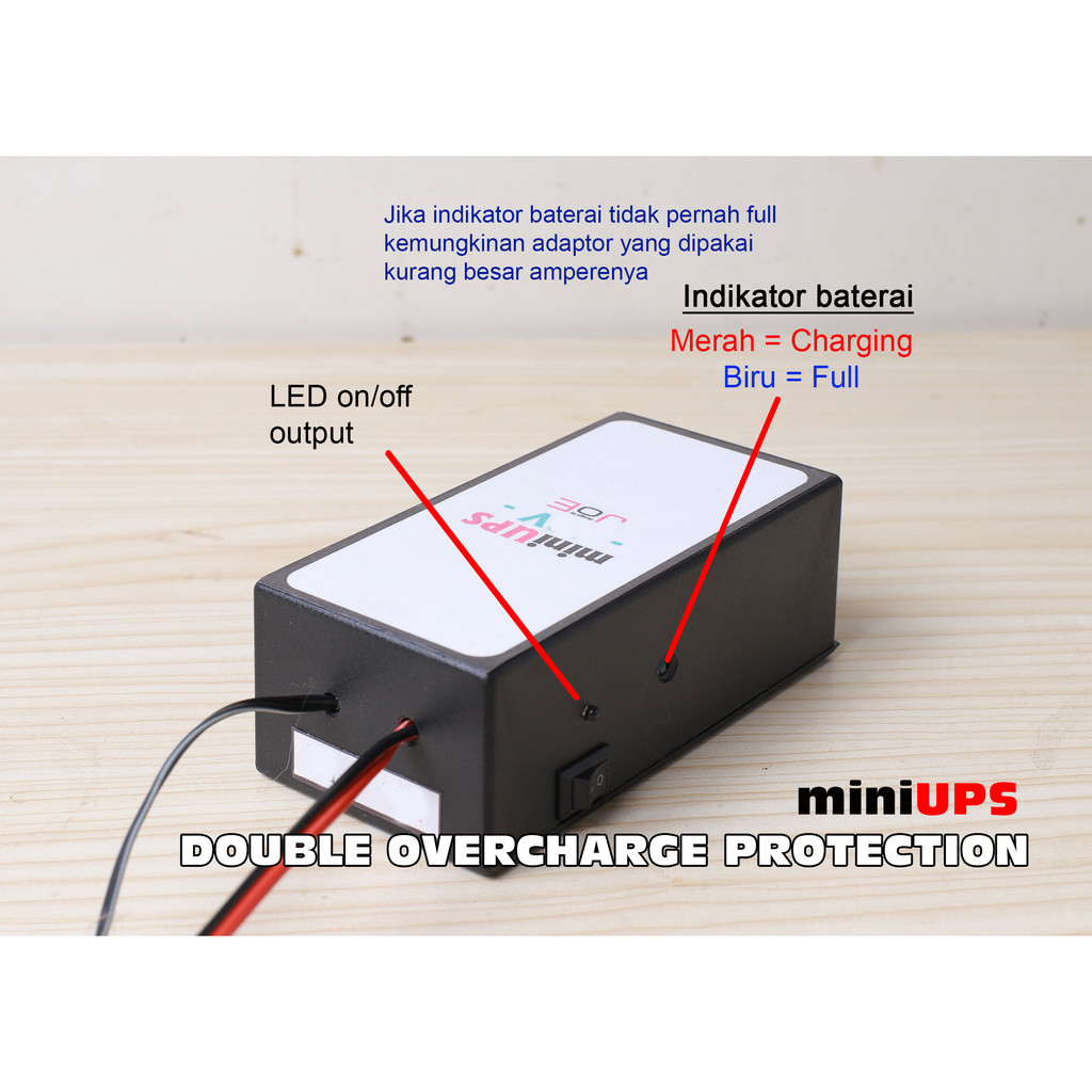 Jual UPS mini 9 Volt untuk router wifi/CCTV dll PROMO !!! | Shopee ...
